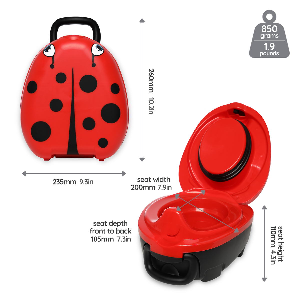 MY CARRY POTTY | LADYBUG – The Birdhouse NZ